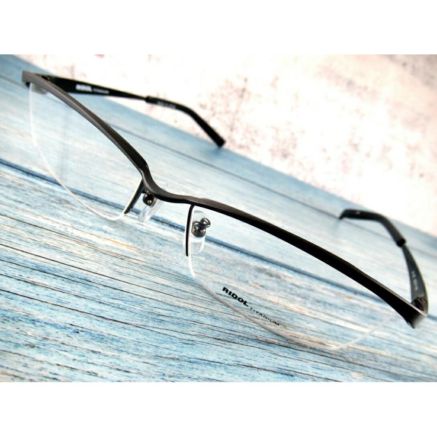 RIDOL TITANIUM/リドルチタニウム R-157 05 IP Brush Black送料無料 基本レンズ無料 : ROYALMOON - 通販 - Yahoo!ショッピング