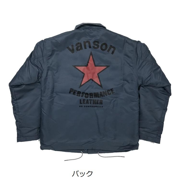 VANSON Lサイズ バンソン CUSTOM BOA LINING コーチジャケット 884V337 ブルーグレー : rpskショッピング - 通販 - Yahoo!ショッピング