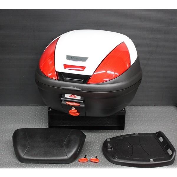 ワイズギア YAMAHA GIVI リアボックス E37 バックレスト付き カラー塗装(グリニッシュホワイトカクテル1) : rpskショッピング - 通販 - Yahoo!ショッピング