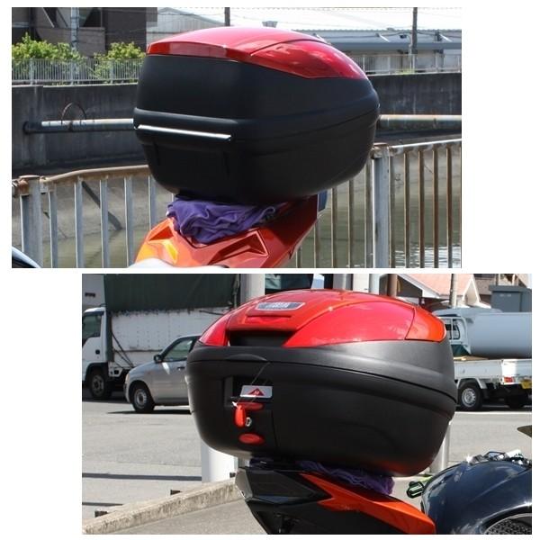 ワイズギア GIVI リアボックス E37 バックレスト付 当店限定色 キャンディオレンジ : rpskショッピング - 通販 - Yahoo!ショッピング