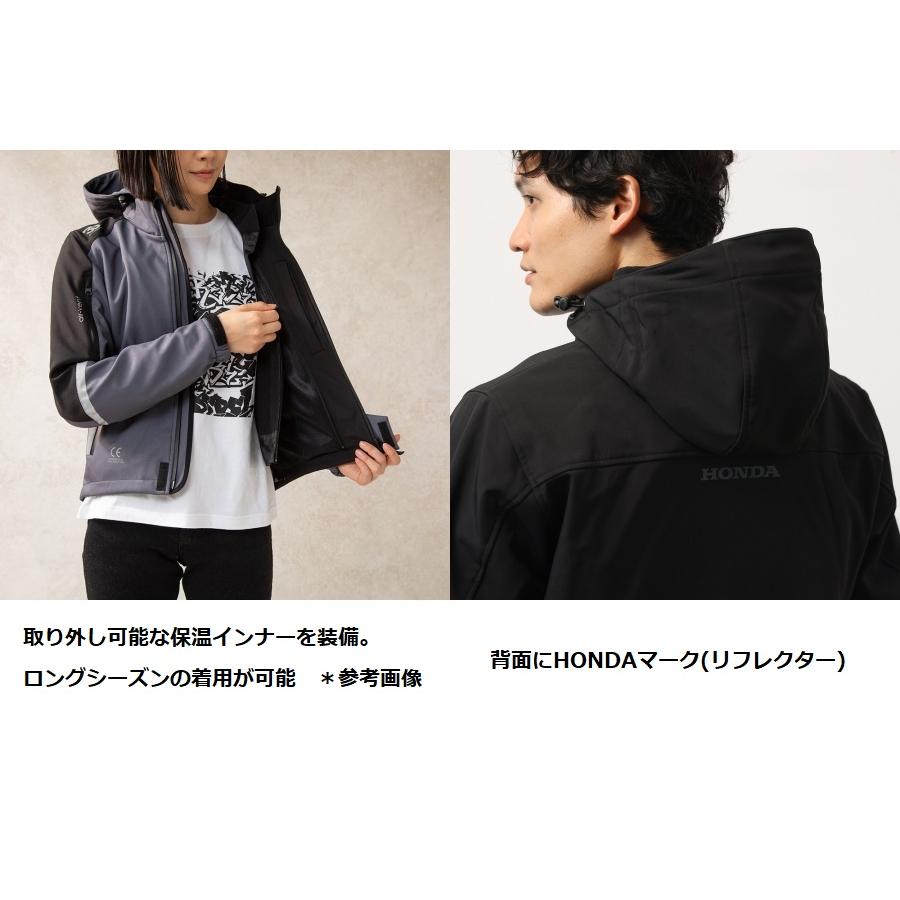 ホンダ Lサイズ プロテクトソフトシェルパーカ 0SYEJ-63G ブラック 着脱式保温インナー装備 (秋冬モデル) : rpskショッピング - 通販 - Yahoo!ショッピング