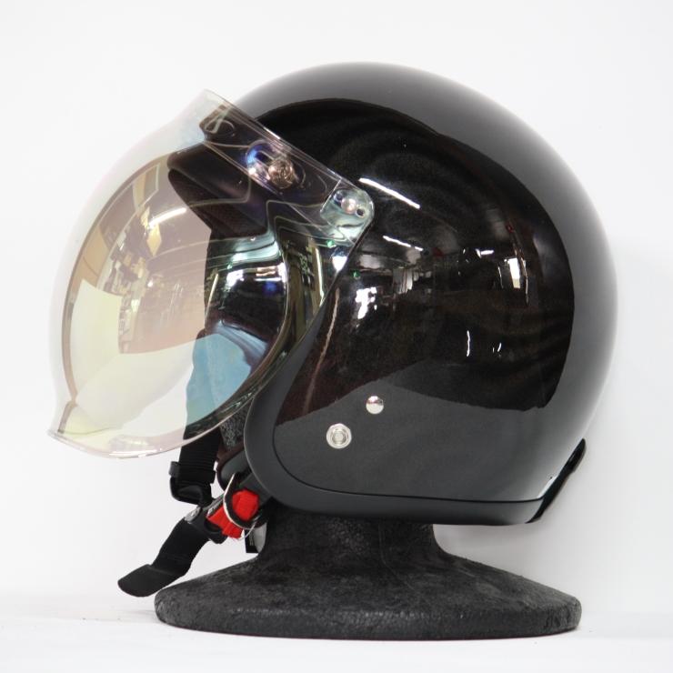 バブルゴールドミラーシールド付 72JAM GHOST FLAME(ブラック) JETヘルメット JG-23 フリーサイズ(57〜60cm未満) : rpskショッピング - 通販 ...