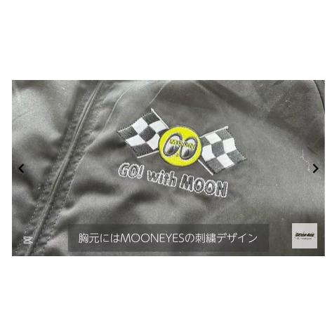 MOONEYES 【在庫あり 即納】Mサイズ MOONEYES HARRINGTON JACKET OMJ-043 Black スイングトップ ...