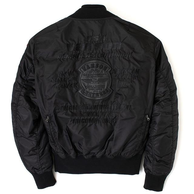 VANSON 【在庫あり 即納】バンソン 2XLサイズ VS23108W MA-1ジャケット BK/BK 2XL MA-1 JACKET (秋冬モデル) : rpskショッピング - 通販 ...