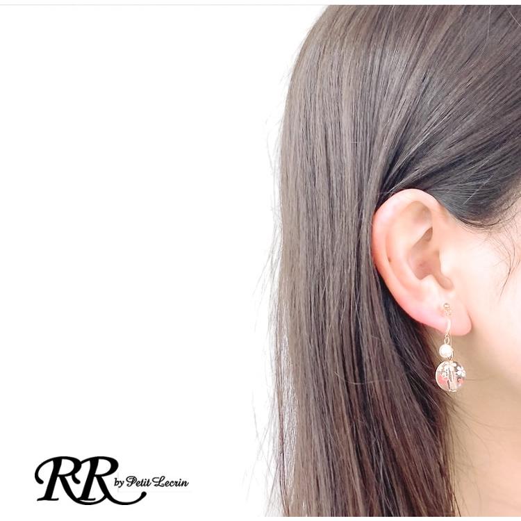 ノントゥルー イヤリング 樹脂 ノンホール 桜 さくら パール ぶらさがり ノンアレルギー レディース : RR アールアール(by Petit Lecrin) - 通販 - Yahoo!ショッピング