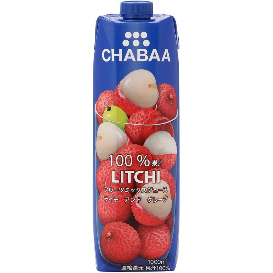 Haruna CHABAA ライチ 1L 24本 2ケース ライチジュース フルーツジュース チャバ 100%ミックスジュース 送料無料 : 業務用食品問屋アールズ - 通販 - Yahoo ...