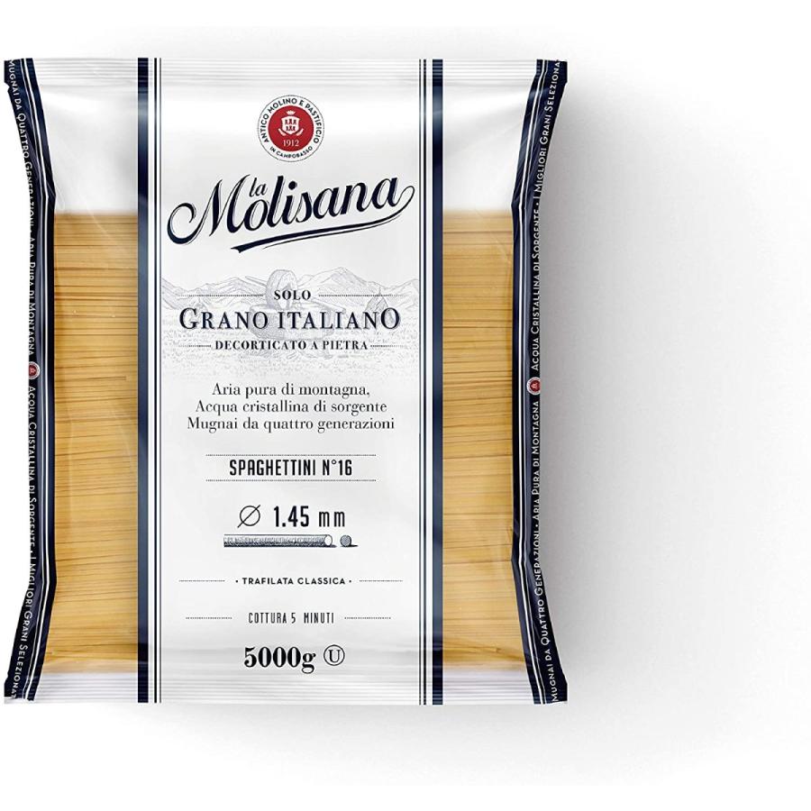 ラ・モリサーナ スパゲッティ 1.45mm(No16) 5kg 15個 (5ケース) 【店舗・法人様専用ページ】 パスタ 業務用 大容量 送料無料 : monte-48-15 : 業務用食品 ...
