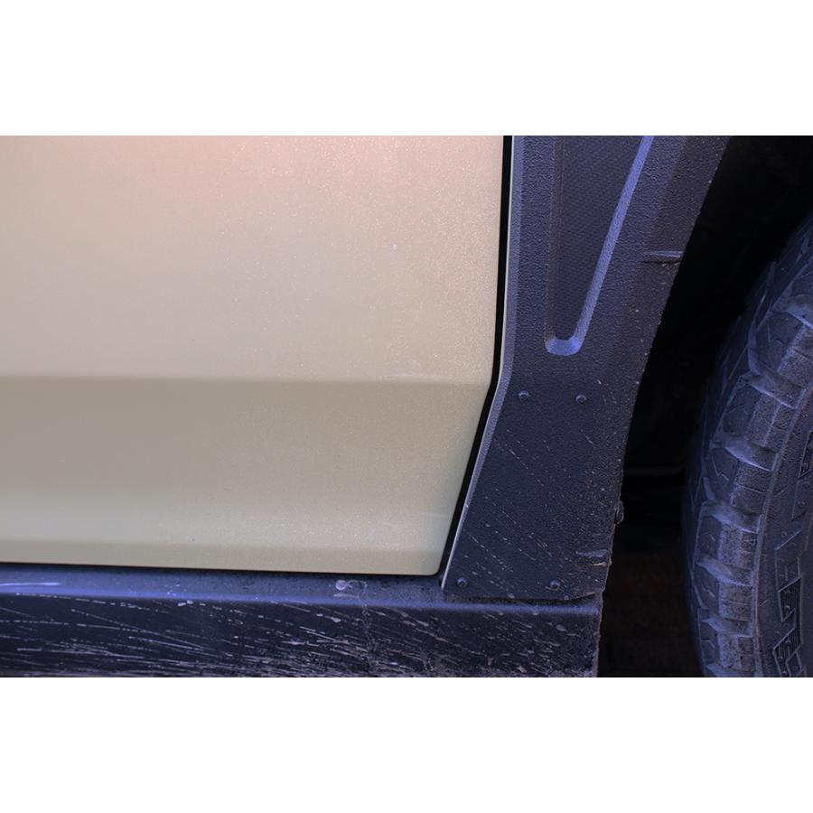 KENSTYLE ケンスタイル フロントフェンダープロテクター タフト LA900S/LA910S R2/6- ≪ 左右計2個セット チッピングマットブラック塗装仕様 泥跳ね抑止効果有 ≫ ...