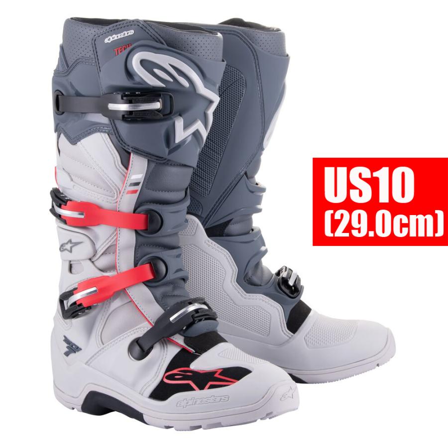 【10%OFF】ALPINESTARS '24 TECH7 エンデューロブーツ LグレーDグレーBレッド/US10(29.0cm) 【送料サービス】 : アールエスビートル - 通販 ...