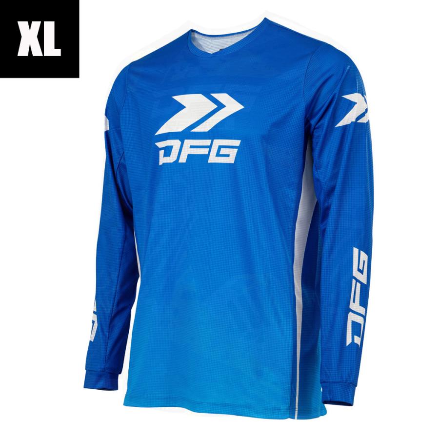 【クロネコネコポス便￥253】DFG ’25 ソリッドジャージ ブルーホワイト /XLサイズ : アールエスビートル - 通販 - Yahoo!ショッピング