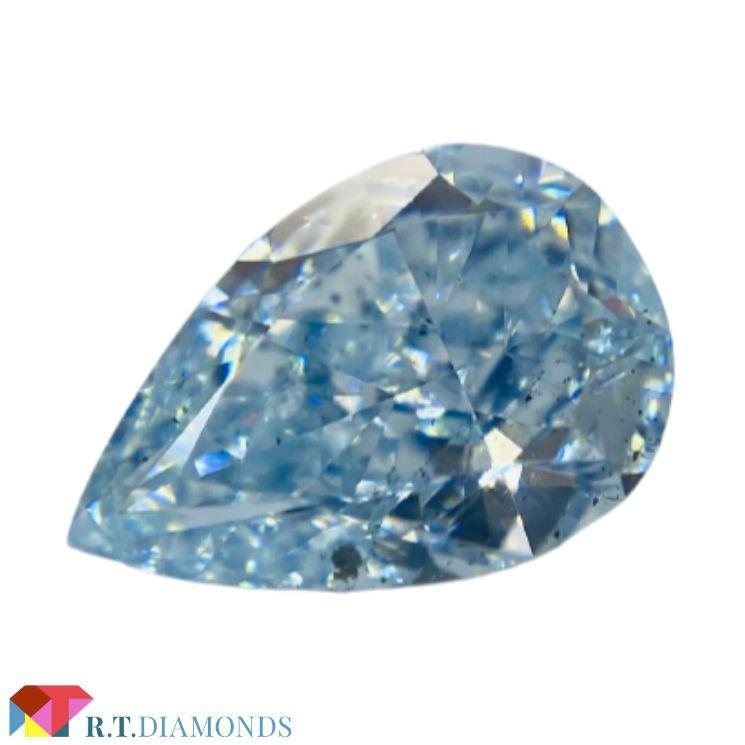 FANCY GREENISH BLUE 0.508ct PS/RT0321/CGL : rt0321 : RTDiamonds - 通販 - Yahoo!ショッピング