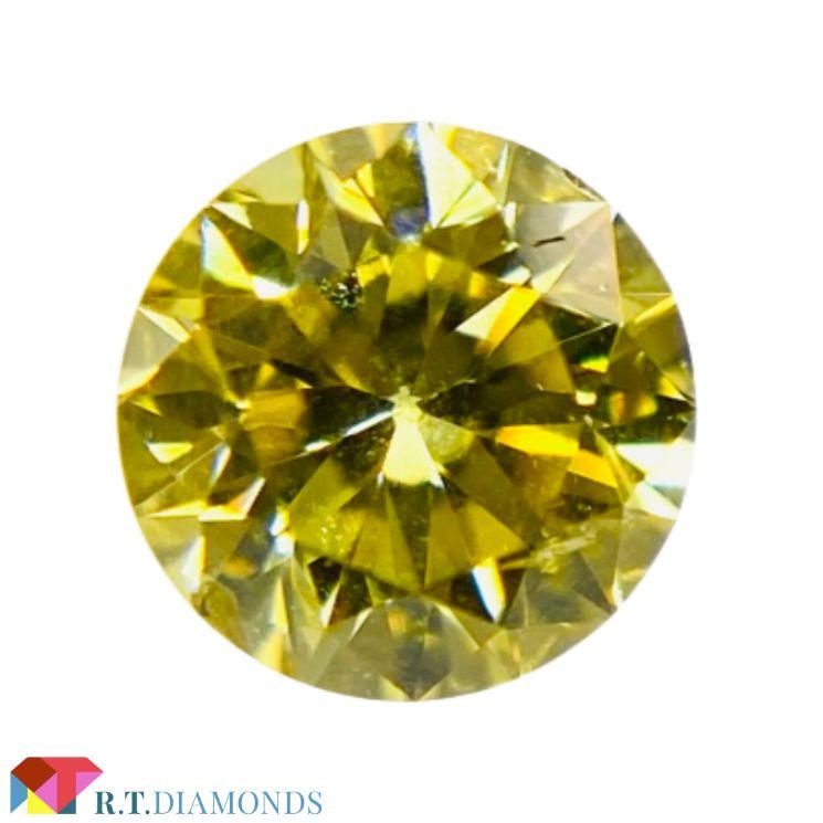 FANCY INTENSE YELLOW 0.197ct RD/RT1746/CGL : R.T.Diamonds - 通販 - Yahoo!ショッピング