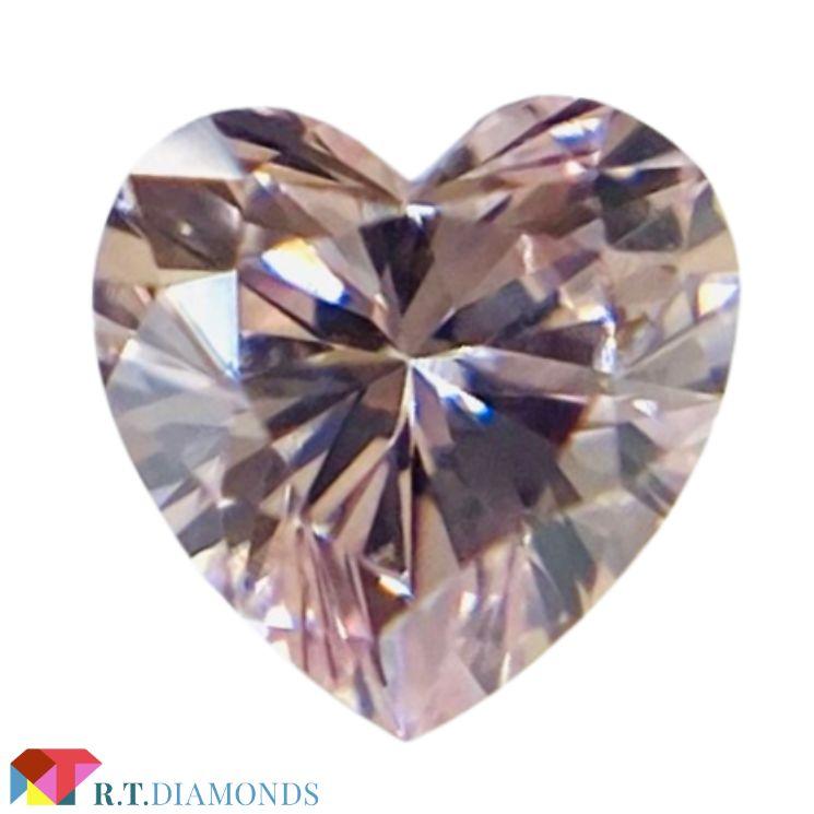 FANCY LIGHT PURPLISH PINK 0.097ct HS/RT2125/CGL : RTDiamonds - 通販 - Yahoo!ショッピング