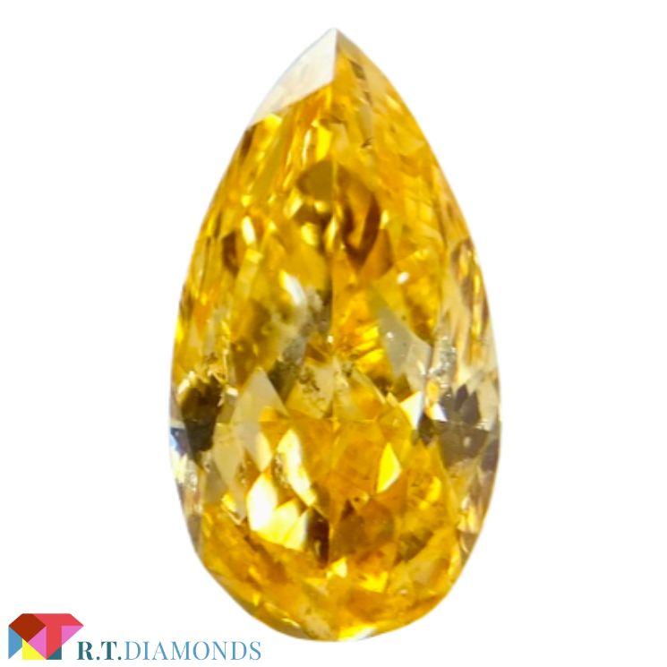 FANCY VIVID YELLOW ORANGE 0.352ct PS/RT2266/CGL : R.T.Diamonds - 通販 - Yahoo!ショッピング