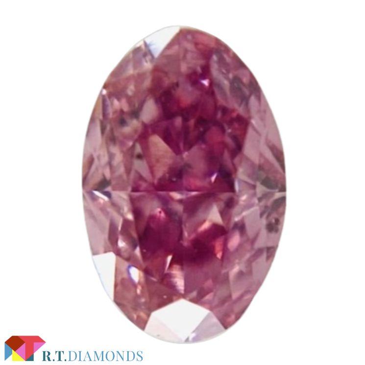 FANCY VIVID PURPLISH PINK 0.073ct OV/RT2641/CGL : rt2641 : RTDiamonds - 通販 - Yahoo!ショッピング