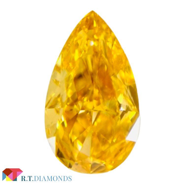 FANCY VIVID YELLOW ORANGE 0.28ct PS/RT2707/GIA : rt2707 : RTDiamonds - 通販 - Yahoo!ショッピング