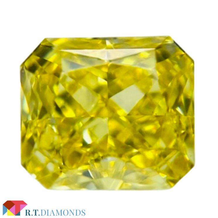 FANCY VIVID YELLOW 0.52ct RAD/RT3056/GIA : RTDiamonds - 通販 - Yahoo!ショッピング
