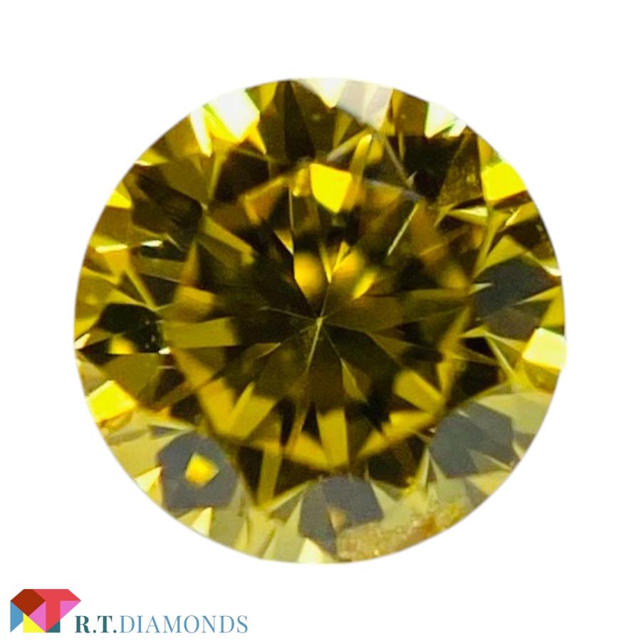 FANCY VIVID YELLOW 0.086ct RD/RT3229/CGL : RTDiamonds - 通販 - Yahoo!ショッピング