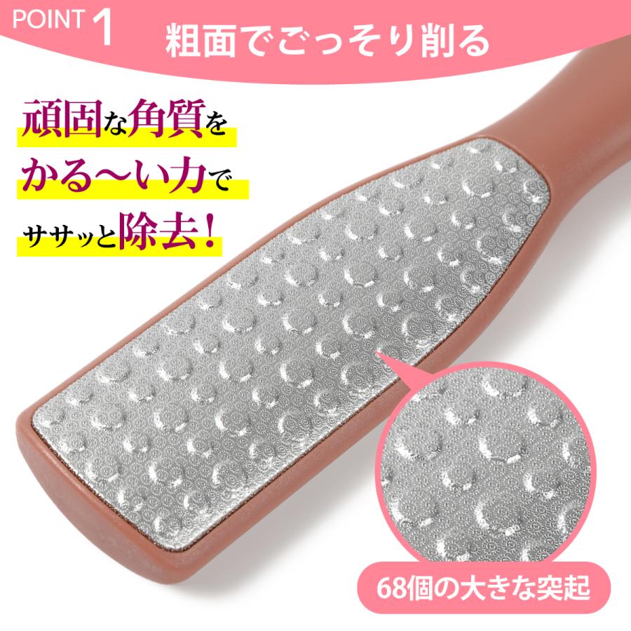 かかと 角質除去 足 やすり かかとケア 角質 角質ケア 足裏 削る ガサガサ 保湿 フットファイル かかとやすり かかと削り フットケア 両面ヤスリ zs2005 : Re.took ...