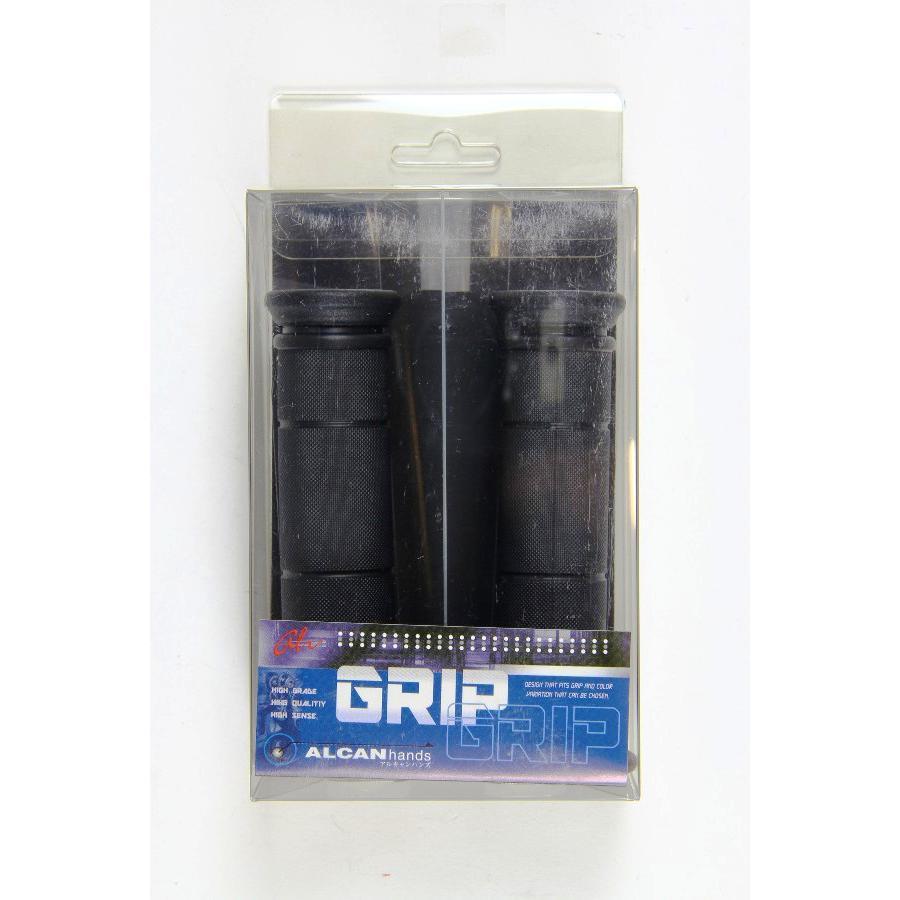 ALCAN hands アルキャンハンズ ブラックグリップラバー 22.2 アルファー : バイク・車パーツ ラバーマーク - 通販 - Yahoo!ショッピング