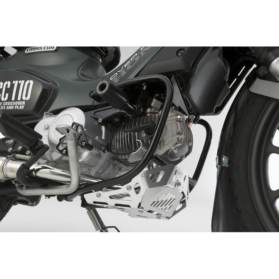 OVER RACING（オーバーレーシング） アンダーカバー＆エンジンガード ブラック CC110 22- 57-125-02 : バイク・車 ...