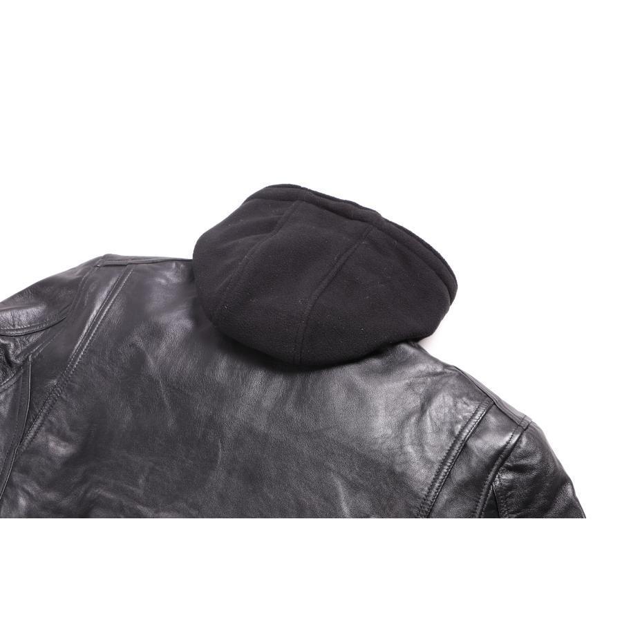 DEGNER デグナー レザーフーディージャケット 20WJ-3 : バイク・車パーツ ラバーマーク - 通販 - Yahoo!ショッピング