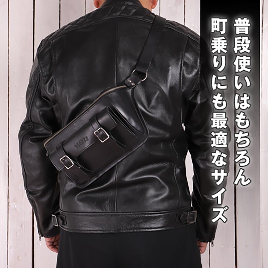 DEGNER デグナー レザーボディバッグ W-106 : バイク・車パーツ ラバーマーク - 通販 - Yahoo!ショッピング