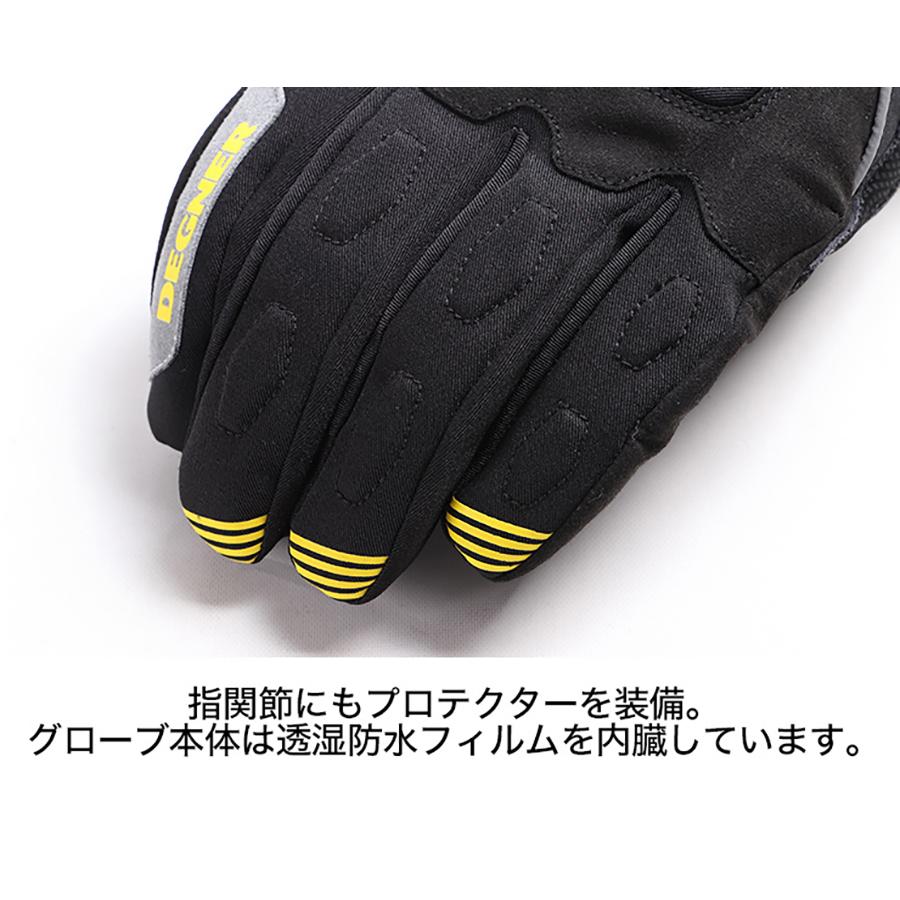 DEGNER デグナー ガントレットテキスタイルグローブ WG-43 : バイク・車パーツ ラバーマーク - 通販 - Yahoo!ショッピング