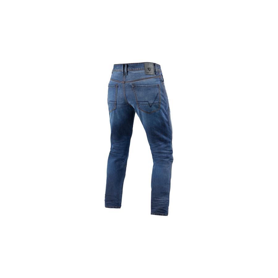 REV'IT! REVIT (レブイット) リード スリムフィット ジーンズ ミディアムブルー ユーズド ウエスト28 股下34 FPJ058-6331-28 : バイク・車パーツ ラバー ...