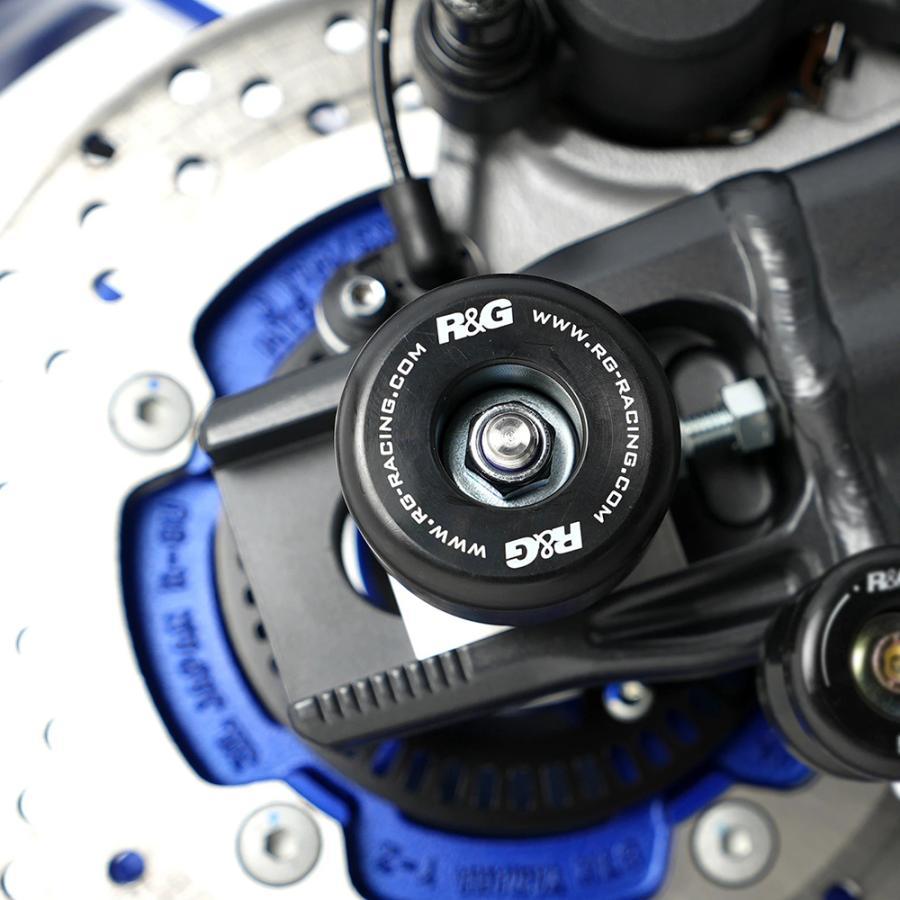 R&G (アールアンドジー ) Swingarm Protectors:ブラック MT-09/SP Tracer9/GT XSR900 RG ...