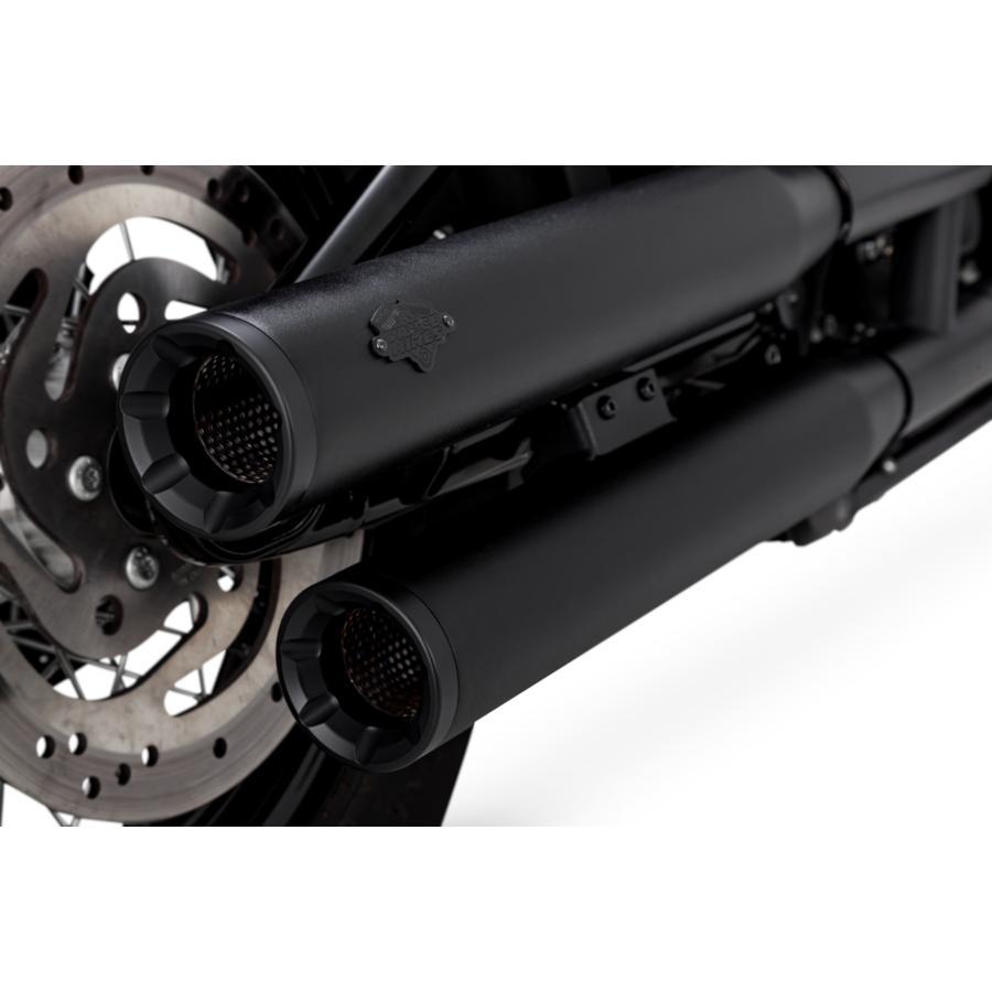 VANCE＆HINES（バンス＆ハインズ） Eliminator300 PCX エリミネーター スリップオンマフラー ブラック SOFTAIL ...