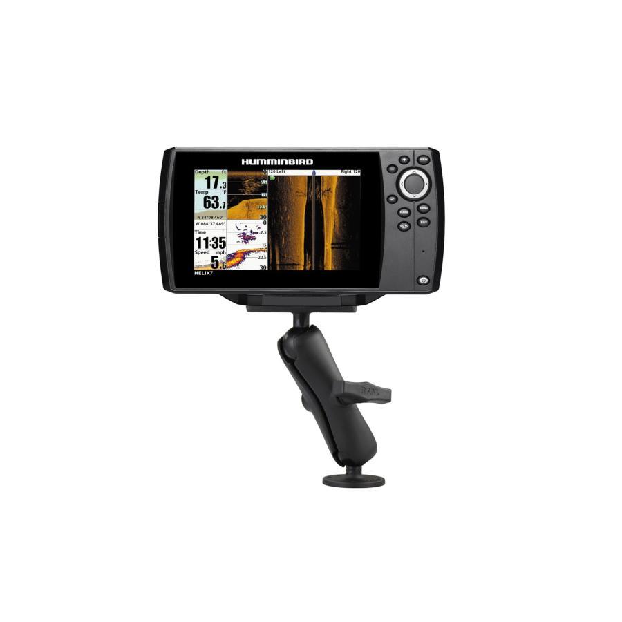 RAM MOUNTS MOUNTS(ラムマウント) Helix7用プレート＆AMPSラウンドベースセット(標準アーム) 1.5インチボール ...