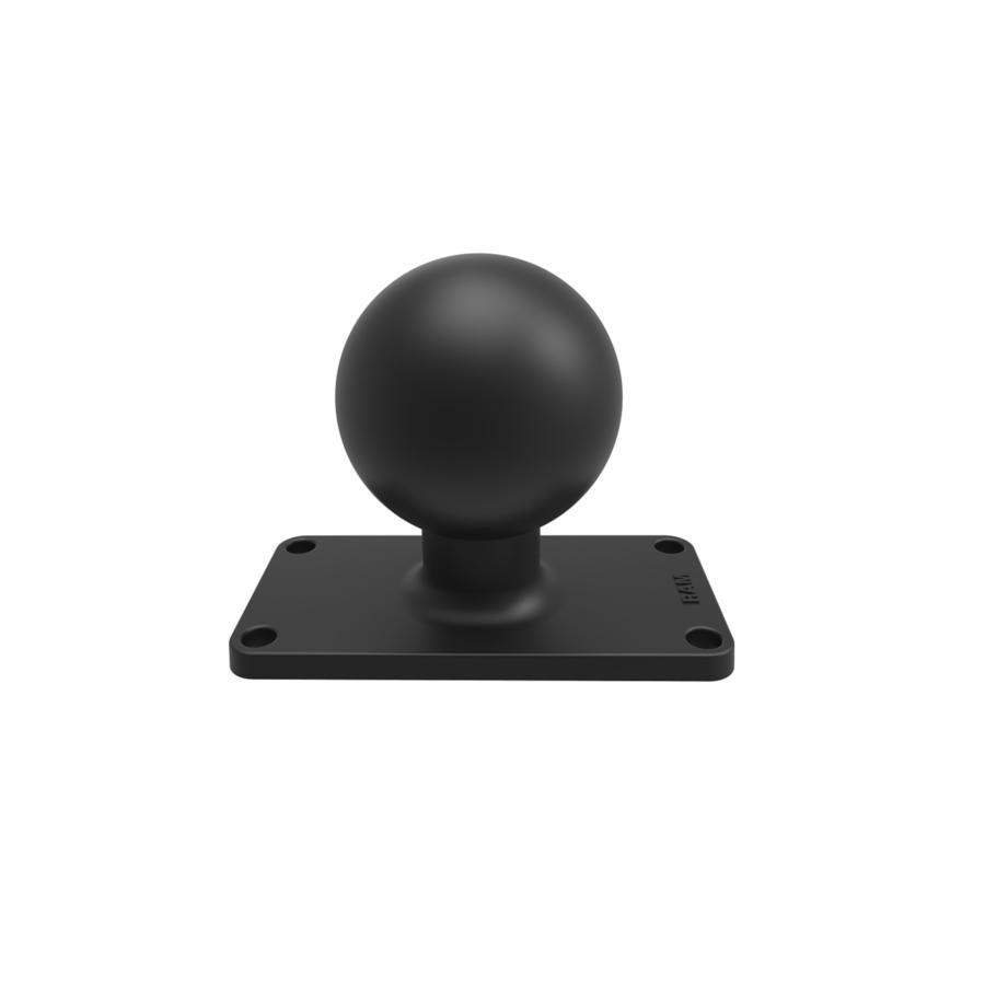 RAM MOUNTS(ラムマウント) スクエアベース 4穴P1.5x3.5inch 2.25インチボール RAM-D-202U-24 : ...