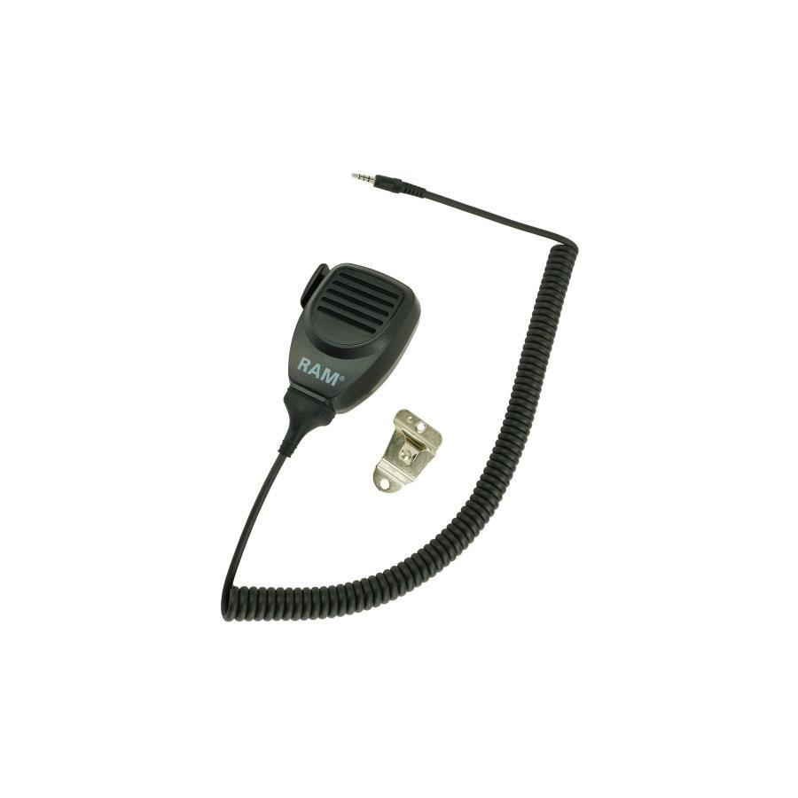 RAM MOUNTS MOUNTS(ラムマウント) スチールクリップ付 マイク RAM-MIC-A01 : バイク・車パーツ ラバーマーク ...