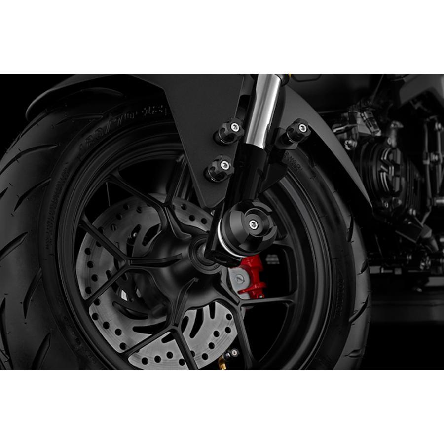 バイカーズ フロントアクスルスライダー アクスルプロテクター ブラック GROM グロム :4124-H0230-BLK:バイク・車パーツ ...
