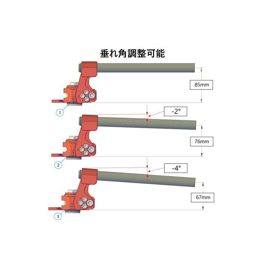 BIKERS (バイカーズ) アジャスタブルセパレートハンドル ライトゴールド Ninja650 K0461-LGD : バイク・車パーツ ラバーマーク - 通販 - Yahoo!ショッピング