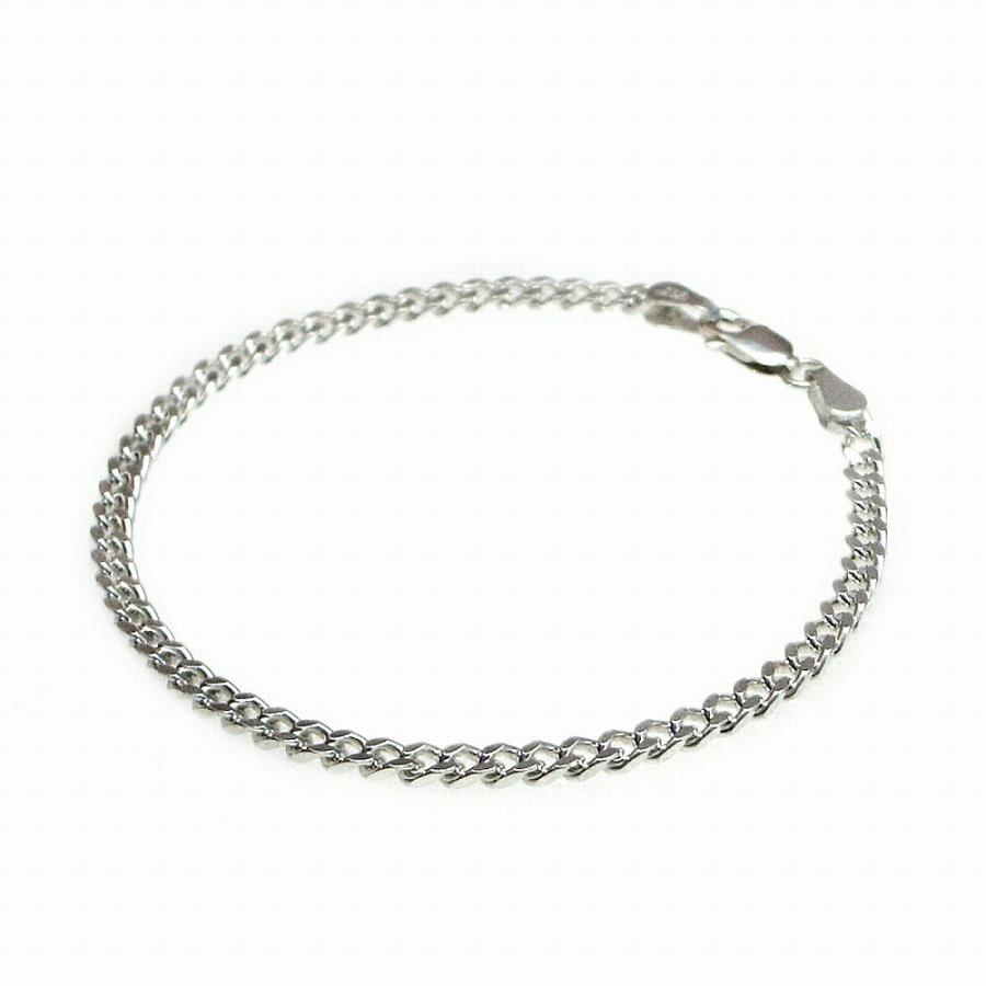 ブレスレット チェーン シルバー925 2面カット喜平チェーン 幅3.7mm 長さ20cm｜鎖 銀 Silver アクセサリー レディース メンズ : cd125-20 : ジュエリー ...