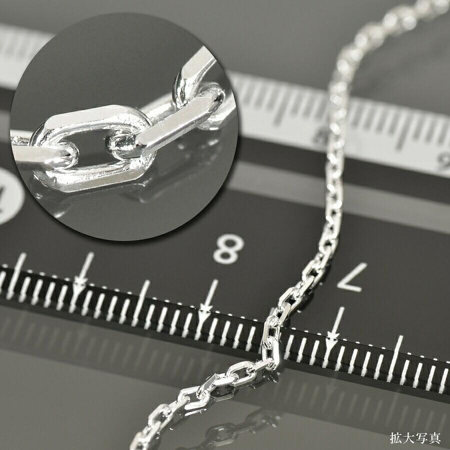 ブレスレット チェーン シルバー925 4面カット小豆チェーン 幅1.6mm 長さ18cm｜鎖 銀 Silver アクセサリー レディース メンズ : ジュエリー&ネックレス RUBBY ...