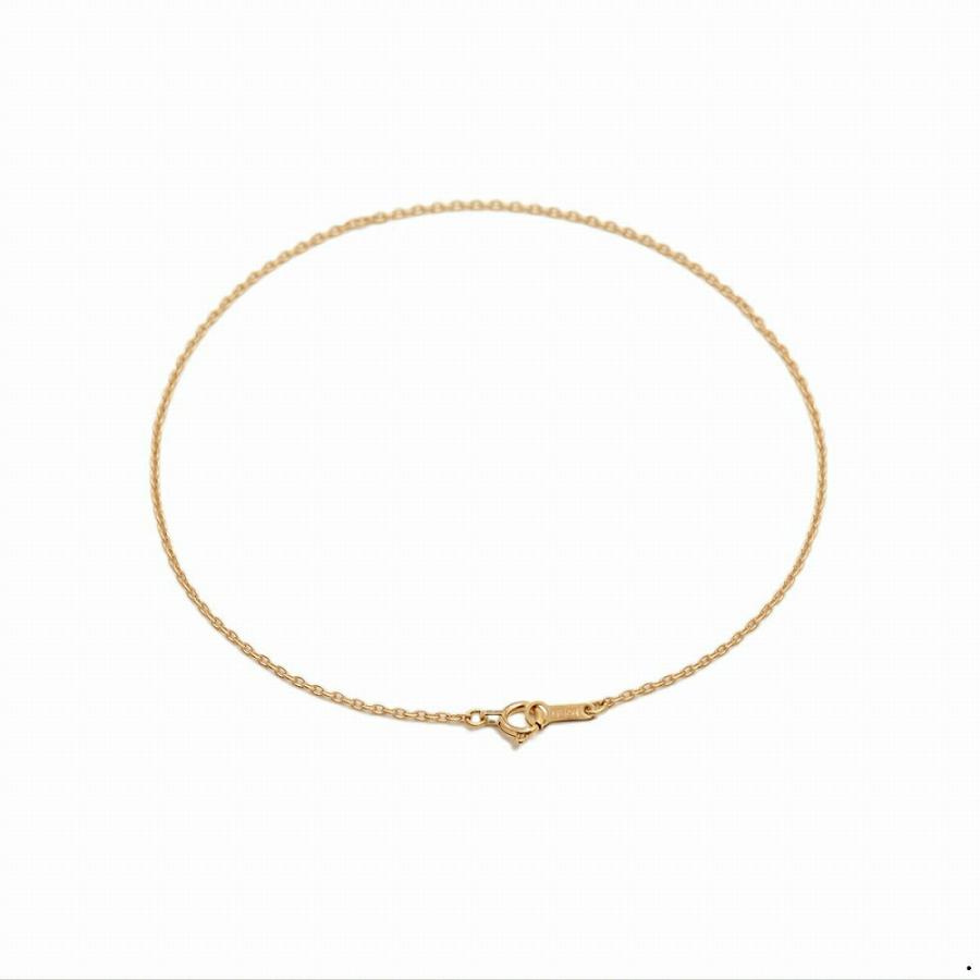 ブレスレット チェーン 18金 ピンクゴールド 小豆チェーン 幅1.3mm｜鎖 K18PG k18 18k 貴金属 ジュエリー レディース メンズ : ジュエリー&ネックレス RUBBY ...