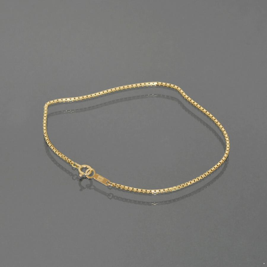 ブレスレット チェーン 18金 イエローゴールド ベネチアンチェーン 幅1.2mm｜鎖 K18YG k18 18k 貴金属 ジュエリー レディース メンズ : k18ygcb-ve120 ...