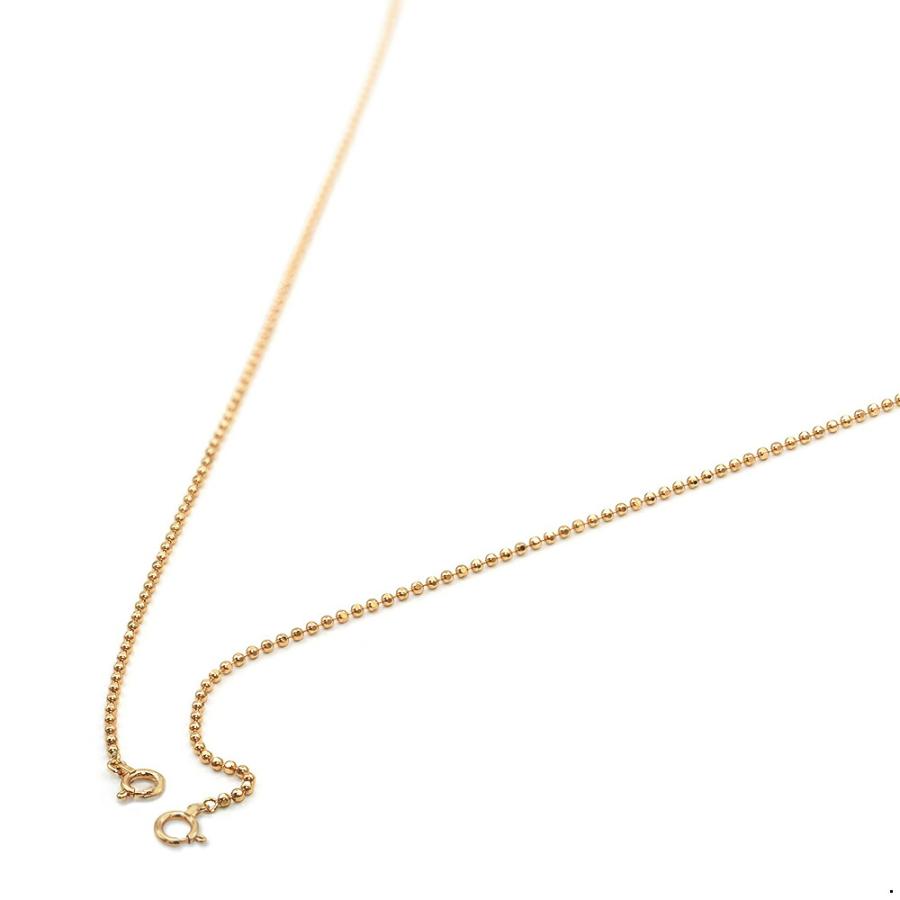 マスクチェーン 18金 イエローゴールド カットボールチェーン 幅1.5mm 長さ70cm｜鎖 K18YG k18 18k 貴金属 ジュエリー レディース メンズ : ジュエリー&ネックレス ...