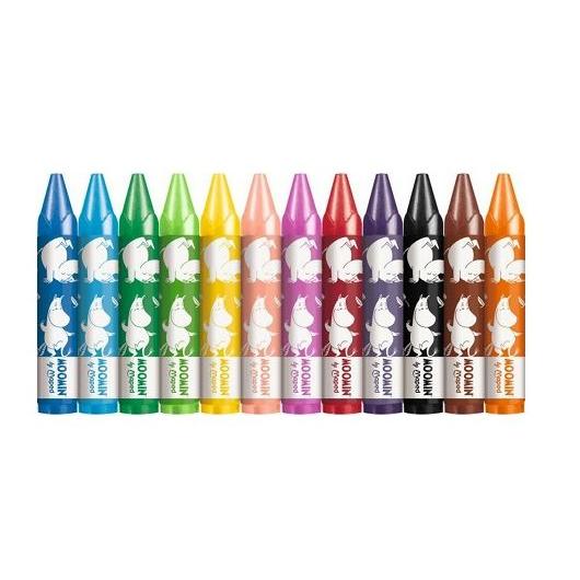 MOOMIN（ムーミン） クレヨン ジャンボ12色 Maped フランス インポート 輸入品 メール便利用 ラッピング不可 : ルブレ ...