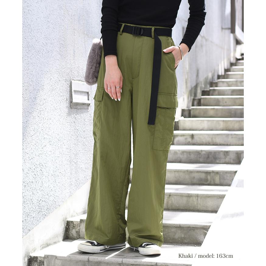 REAL STYLE(ファッション) カーゴパンツ レディース カーキ 秋 REAL STYLE(ファッション) カーゴパンツ レディース カーキ 秋
