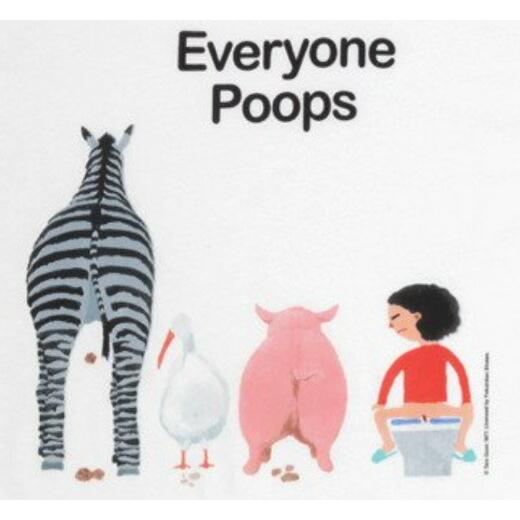 [Out of Print] 五味太郎 / Everyone Poops Tee (White) : Rudy&Co.Yahoo!店 - 通販 ...
