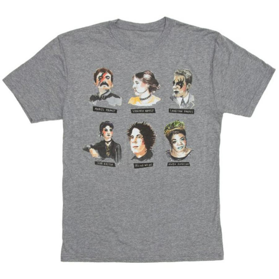 [Out of Print] Punk Rock Authors Tee (Heather Grey) : Rudie - 通販 ...