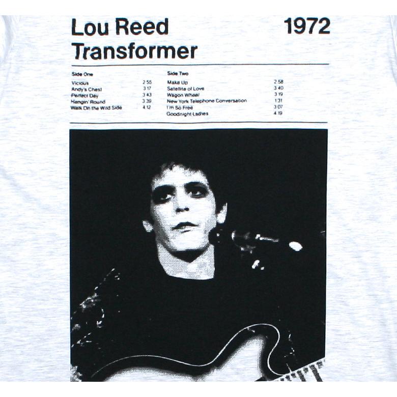 Lou Reed / Transformer Tee 5 (Marl Grey) - ルー・リード Tシャツ : Rudie - 通販 ...