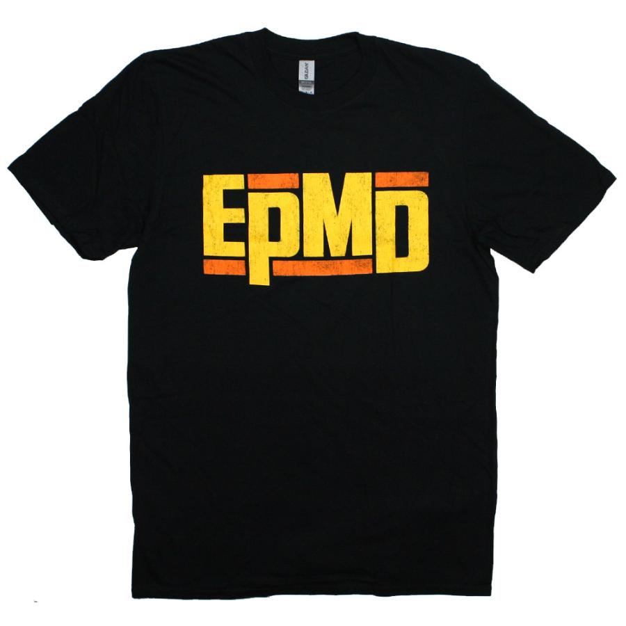 EPMD / Distressed Classic Logo Tee (Black) - エリック&パリッシュ・メイキング・ダラーズ Tシャツ ...