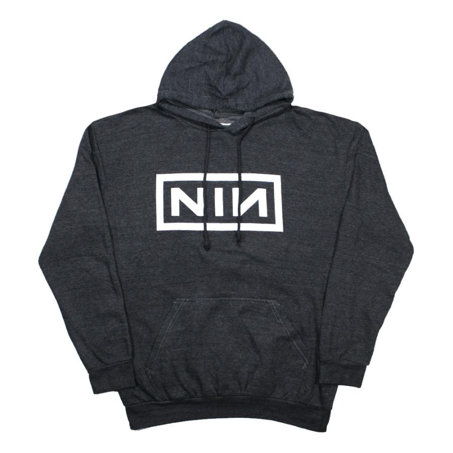 Nine Inch Nails / Classic Logo Hoodie 2 (Charcoal Grey) - ナイン・インチ・ネイルズ ...