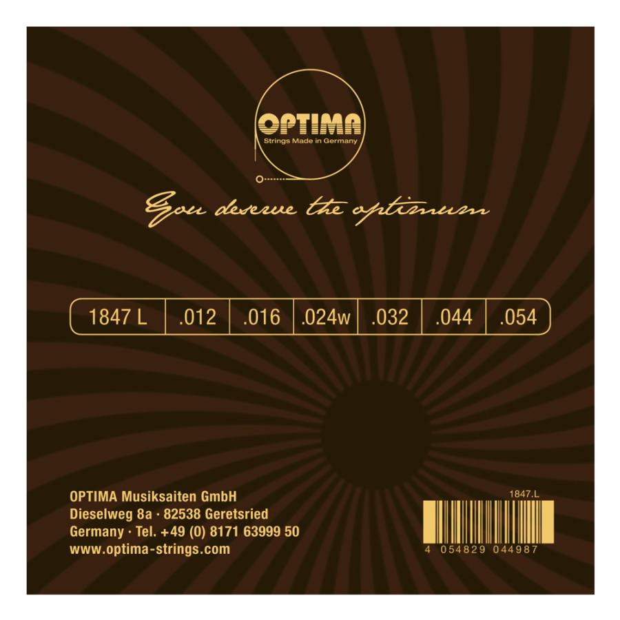 [OPTIMA] 24K Gold Jazz Strings [1847.L] (.012-.054) - オプティマ ジャズ ストリングス : Rudie - 通販 - Yahoo!ショッピング