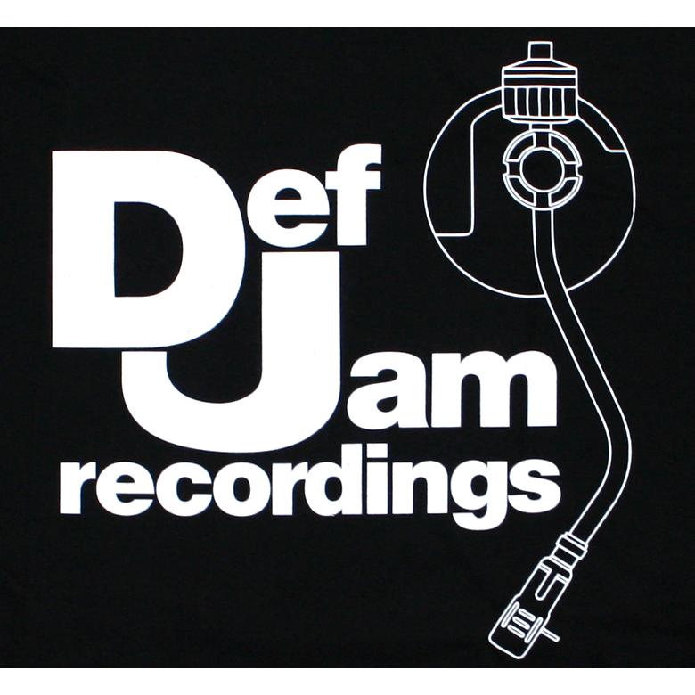 Def Jam Recordings / Logo & Stylus Tee (Black) - デフ・ジャム・レコーディングス Tシャツ ...